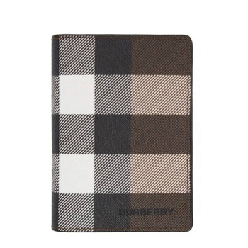Burberry E-Canvas Giant Check Flint Bi-fold Card Holder 8036671 ...