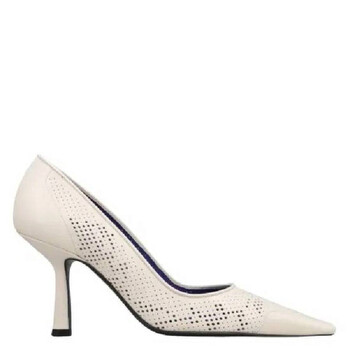 Burberry Chisel Perforated Leather Pointed-Toe Pumps, Brand Size 36 ...