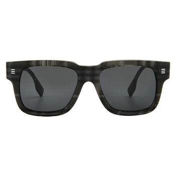 Burberry Dark Grey Square Men's Sunglasses BE4402U 346487 56 8056597926263 - Sunglasses ...