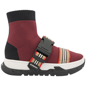 Burberry Kids K1-Union Vintage Check Sock Sneaker, Brand Size 33 (US ...