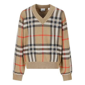 Burberry Kids Vintage Check V-neck Jumper, Size 3Y 8068391 - Clothing ...
