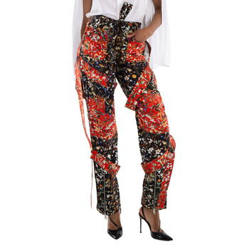 Burberry Camouflage-Print Nylon Panelled Cargo Trousers, Brand Size 2 ...