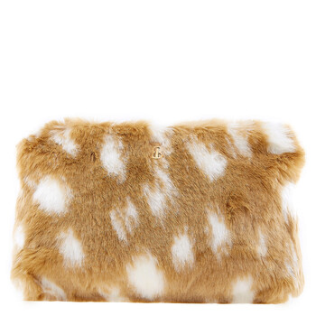 Burberry Ladies Honey Duncan Deer Print TB Pouch 8050691 5045627607442 ...