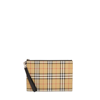 Burberry Men's Vintage Check Edin E-Canvas Pouch 8065629 5045701005249 ...