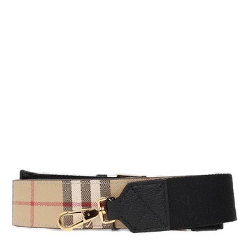 Burberry Check Pattern Adjustable Leather Strap 8058517 5045629576739 ...