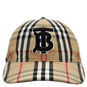 Burberry Vintage Monogram Check Baseball Cap, Size Medium 8038504 ...