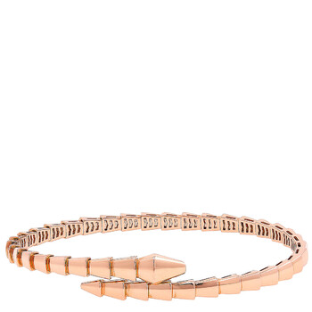 Bvlgari Serpenti Viperone-Coil 18kt Rose Gold Bracelet, Size S 353792 ...