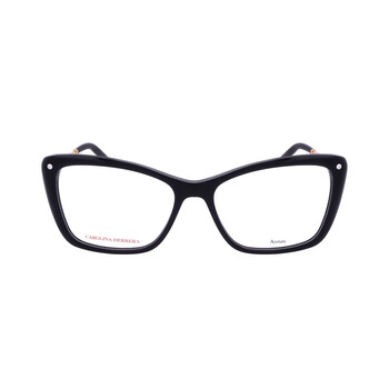 Carolina Herrera Ladies Black Rectangular Eyeglass Frames HER 0241 ...