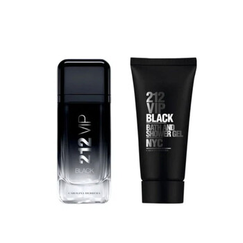Carolina Herrera Men's 212 Vip Black Gift Set Fragrances 8411061065266 ...