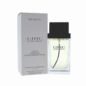 Carolina Herrera Men's Chic EDT Spray 3.4 oz Fragrances 8411061954966 ...