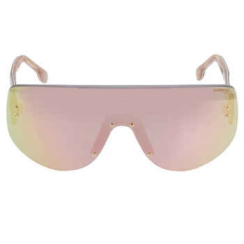 Versace Pink Mirrored Blue Shield Unisex Sunglasses VE2258 1002MA 45 ...