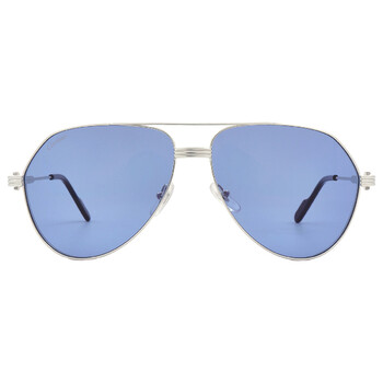 Cartier Premiere De Cartier Grey Multitreatment Pilot Men's Sunglasses ...