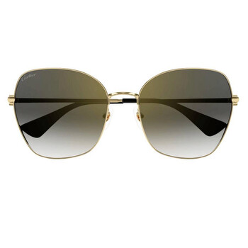 Cartier Panthere Red Gradient Butterfly Ladies Sunglasses CT0432S 004 ...