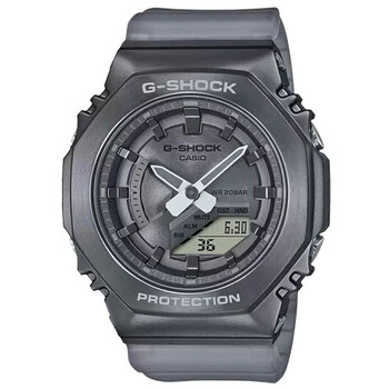 Casio G-Shock Alarm Quartz Analog-Digital Grey Dial Ladies Watch GM ...