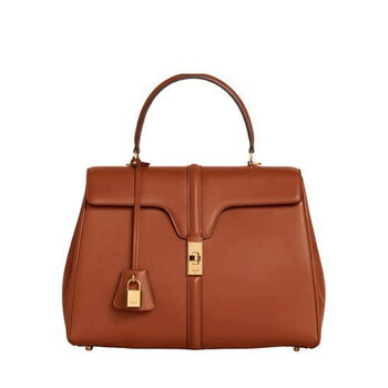 Celine Classique 16 Bag In Natural Calfskin in Tan 187373BF9.03TN ...