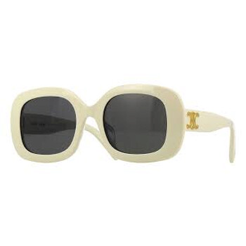 Celine Smoke Square Ladies Sunglasses CL40262U 25A 53 192337139512 ...