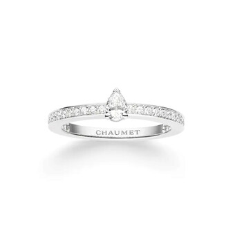 Chaumet Platinum Triomphe De Chaumet Diamond Ring, Size 54 083762 ...