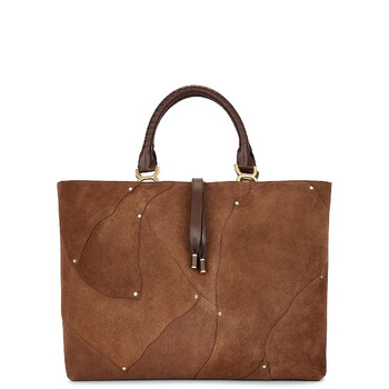 Chloé Caramel Ladies Marcie Large Tote Bag CHC23WS650L57 7614027117455 ...