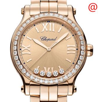 Chopard Happy Sport Automatic Chronometer Diamond Green Dial Ladies ...