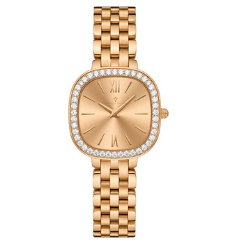 Christian Van Sant Rivoli Rose Gold-tone Dial Ladies Watch CV1263 ...