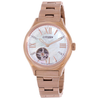 Citizen Automatic White Dial Two-Tone Men's Watch NH9136-88A ...