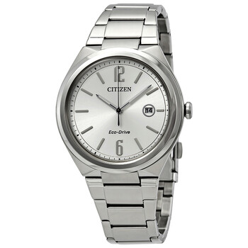 Citizen Quartz Silver Dial Stainless Steel Men's Watch BI1030-53A ...