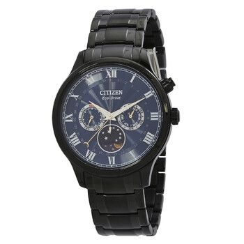 Citizen Chronograph Eco-Drive Blue Dial Men's Watch CA4505-80L ...