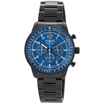 Citizen Chronograph Eco-Drive Green Dial Men's Watch CA4507-84X ...