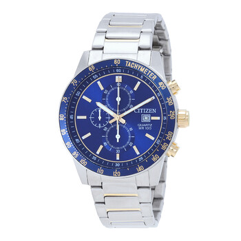 Citizen Chronograph Blue Dial Watch CA4544-53L 4974374333179 - Watches ...