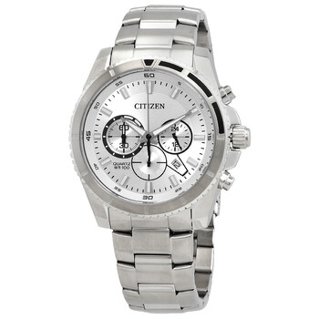 Citizen Carson Chronograph Silver Dial Men's Watch CA4540-54A ...