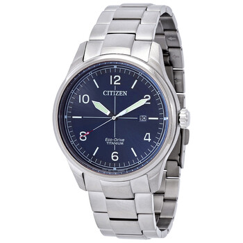 Citizen AR Blue Dial Blue Polyurethane Eco-Drive Men's Watch AW1158-05L ...