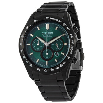 Citizen Chronograph Eco-Drive Green Dial Men's Watch CA4507-84X ...