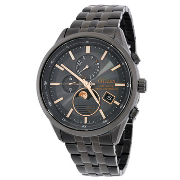 Citizen Eco-Drive Radio-Controlled Moon Phase Blue Dial Men's Watch ...