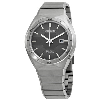 Citizen Super Titanium Armor Chronograph Black Dial Men's Watch CA7058 ...