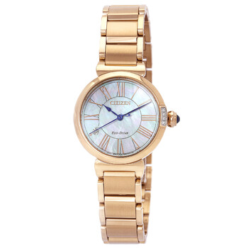 Citizen L Series Eco-Drive White Dial Ladies Watch EM1070-83A ...