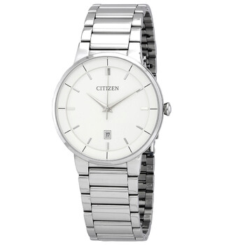 Citizen Quartz Silver Dial Stainless Steel Men's Watch BI1030-53A ...