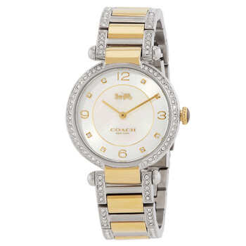 Coach Cary Quartz Crystal Silver Dial Ladies Watch 14503834 - Watches ...