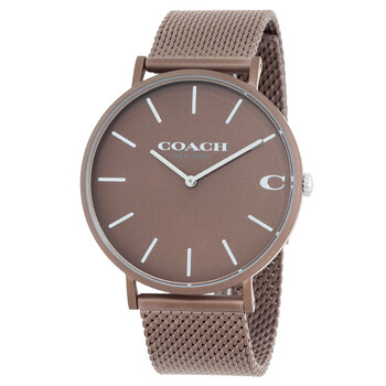 Coach Charles Stainless Steel Quartz Blue Dial Men's Watch 14602429 ...