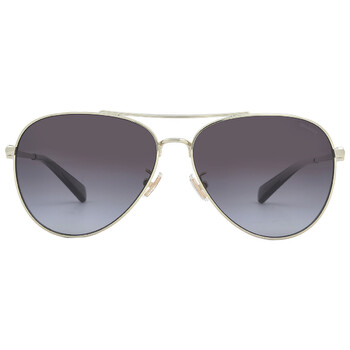 Marc Jacobs Brown Gradient Pilot Ladies Sunglasses MARC 653/S 001Q/HA ...