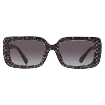 Coach Grey Gradient Butterfly Ladies Sunglasses HC8334U 50023C 53 ...