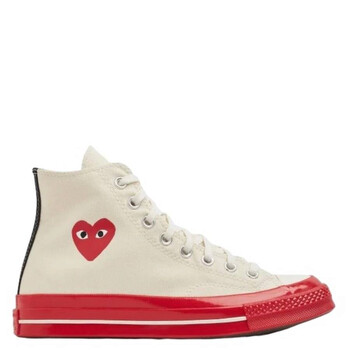 Comme Des Garcons X Cdg Play Converse High-Top Sneaker, Brand Size 4 ...