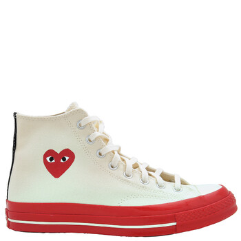 Comme Des Garcons X Cdg Play Converse High-Top Sneakers, Brand Size 8.5 ...