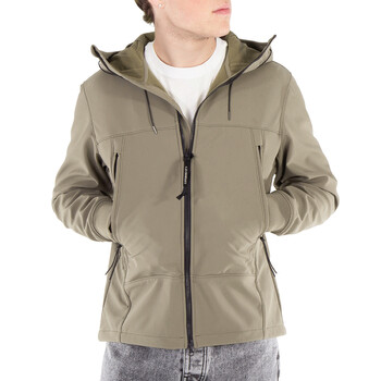 Cp Company C.P. Shell-R Hooded Goggle Jacket, Size Large 17CMOW012A-WALNUT - Clothing - Jomashop