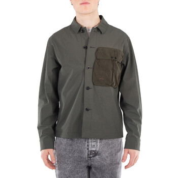 Cp Company GD Shell Mixed Buttoned Overshirt, Size Medium 17CMOS197A ...
