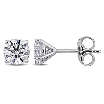 Created Forever 1ct TDW Lab-Created Diamond Solitaire Stud Earrings in ...