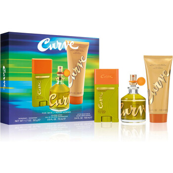 Liz Claiborne Men's Curve 3pcs EDC Gift Set Fragrances 719346633734 ...