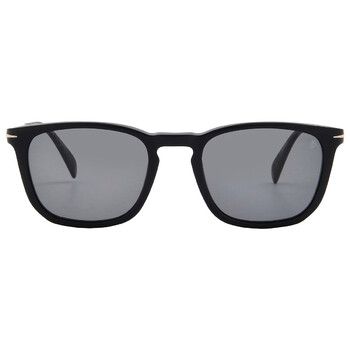Montblanc Grey Rectangular Men's Sunglasses MB0249S 001 59 889652399119 ...