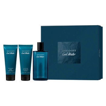 Davidoff Men's Cool Water 5pcs EDT Gift Set Fragrances 3616305446527 ...