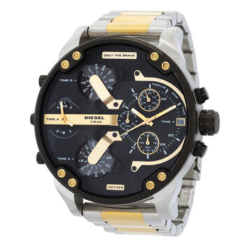 Diesel Mr. Daddy Chronograph Quartz Black Dial Men's Watch DZ7459 ...