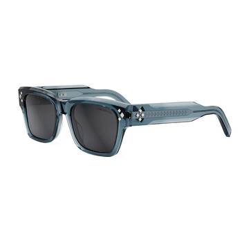 Dior CD DIAMOND S3F Smoke Square Men's Sunglasses DM40084F 90A 55 ...